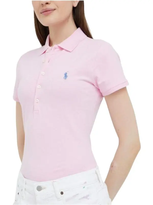 Polo Ralph Lauren Julie Slim Fit Polo T-shirt - Purple