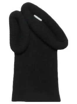 Acne Studios Asymmetrical Rib-knit Long Dress - Black