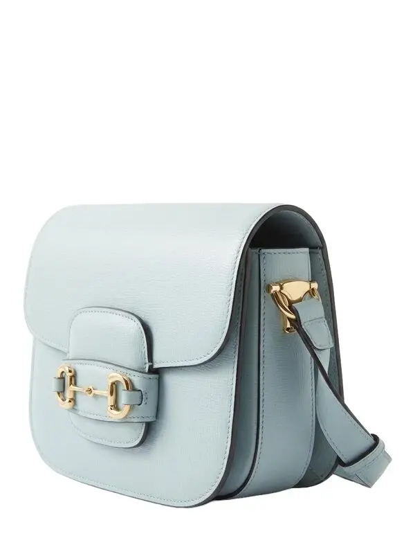 Gucci 1955 Horsebit Small Shoulder Bag - Light Blue