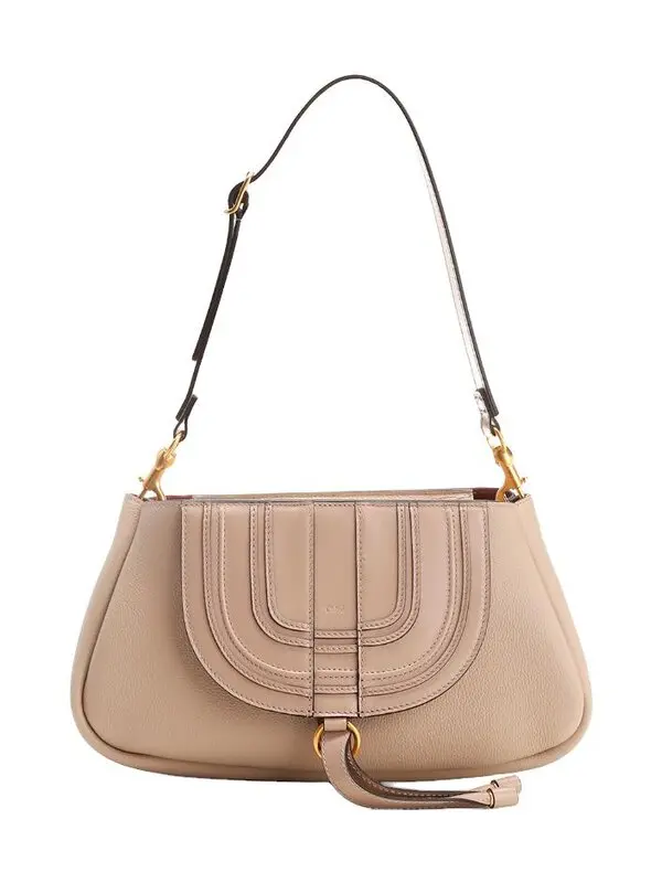 Chloé Marcie Clutch Bag - Nude