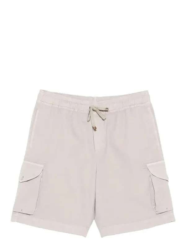 Brunello Cucinelli Cargo Shorts With Drawstring Waist - Light Brown