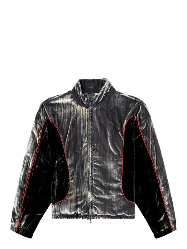 DIESEL® G-riffin Zip-up Puffer Jacket - Dark Gray