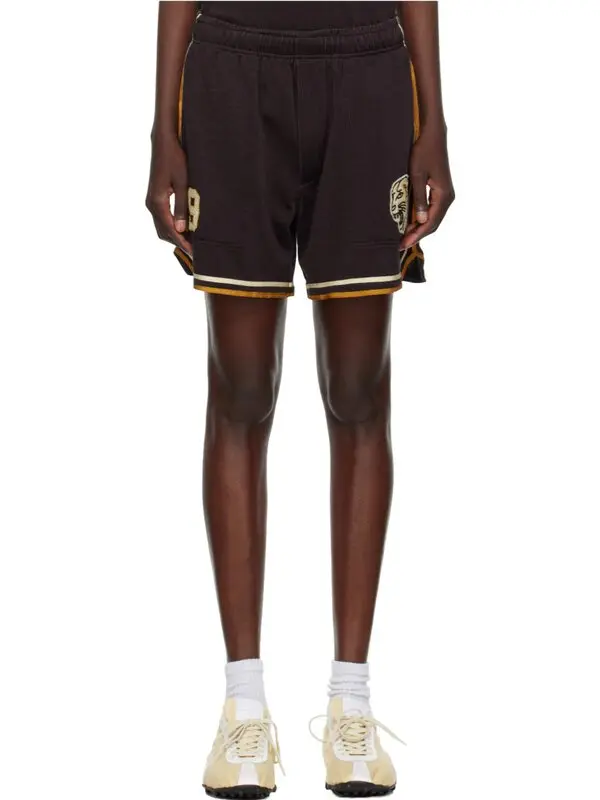 BODE Elastic Waist Bobcat Shorts - Black