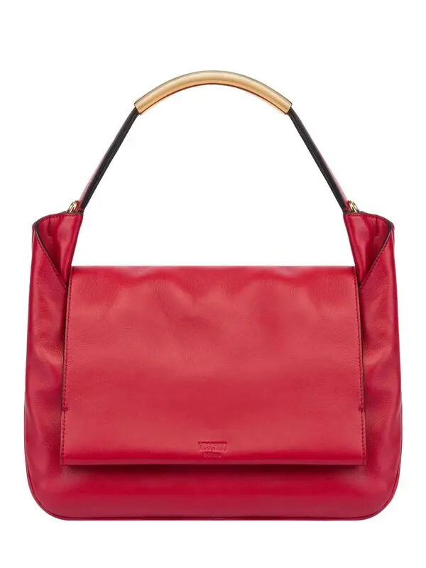 Moschino Handle Me Hobo Bag - Red