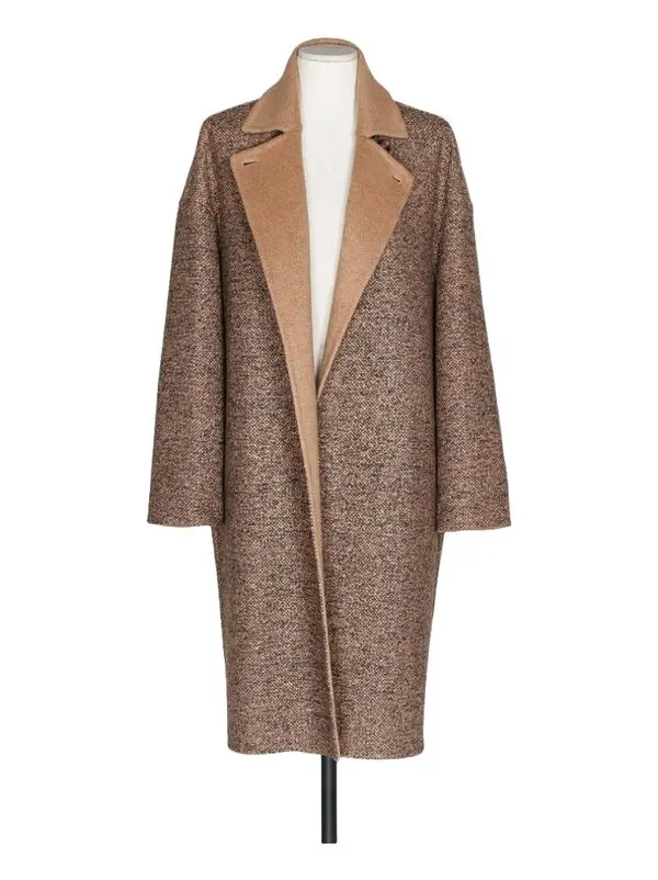 Max Mara Reversible Camel Hair-blend Coat - Brown