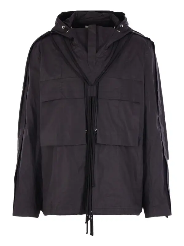 CRAIG GREEN Rope-drawstring Anorak Jacket - Black