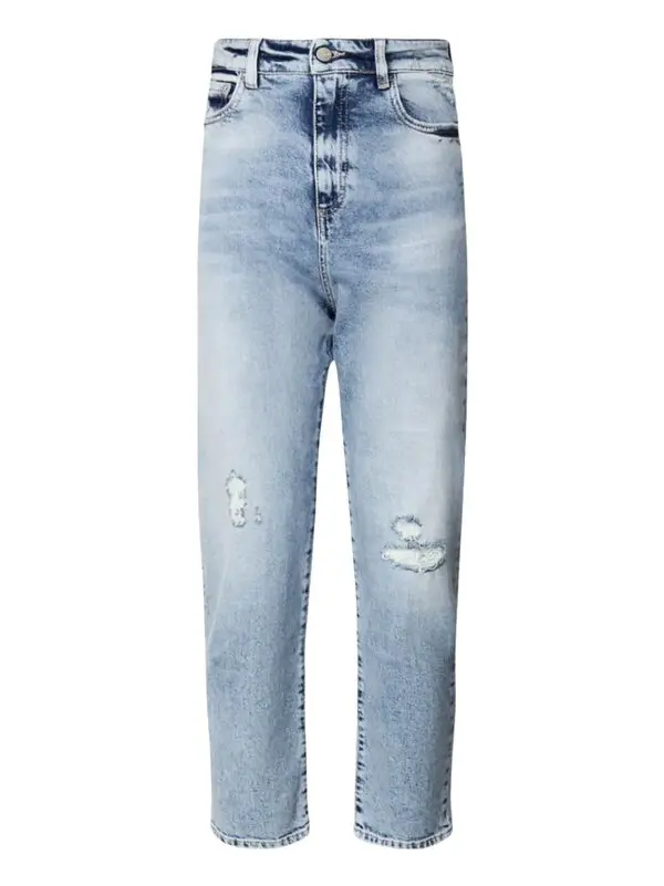 ICON DENIM LOS ANGELES Karolina Straight Leg Jeans - Blue