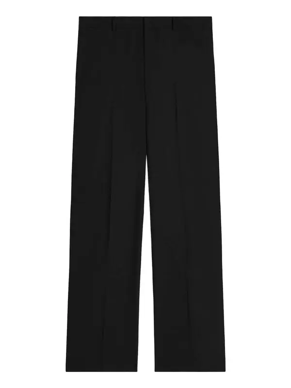 Celine Ethan Trousers In Mohair Wool - Black