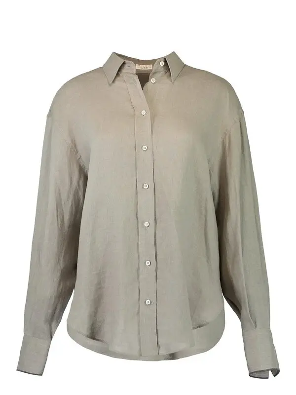Brunello Cucinelli Monili Shirt - Khaki