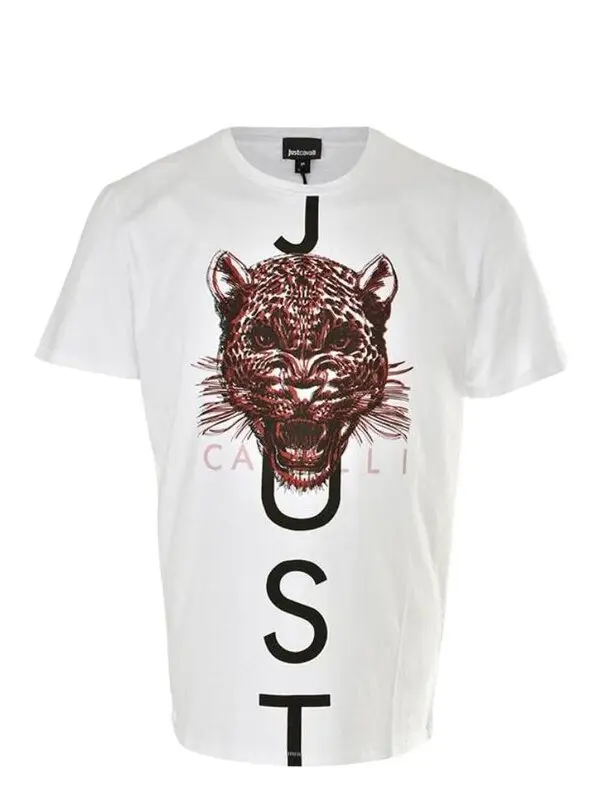 Just Cavalli Printed T-shirt - White