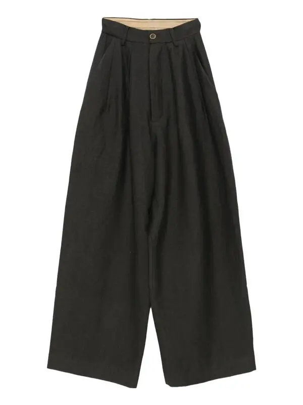 UMA WANG Palazzo Pants - Black