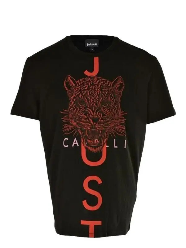 Just Cavalli Logo T-shirt - Black