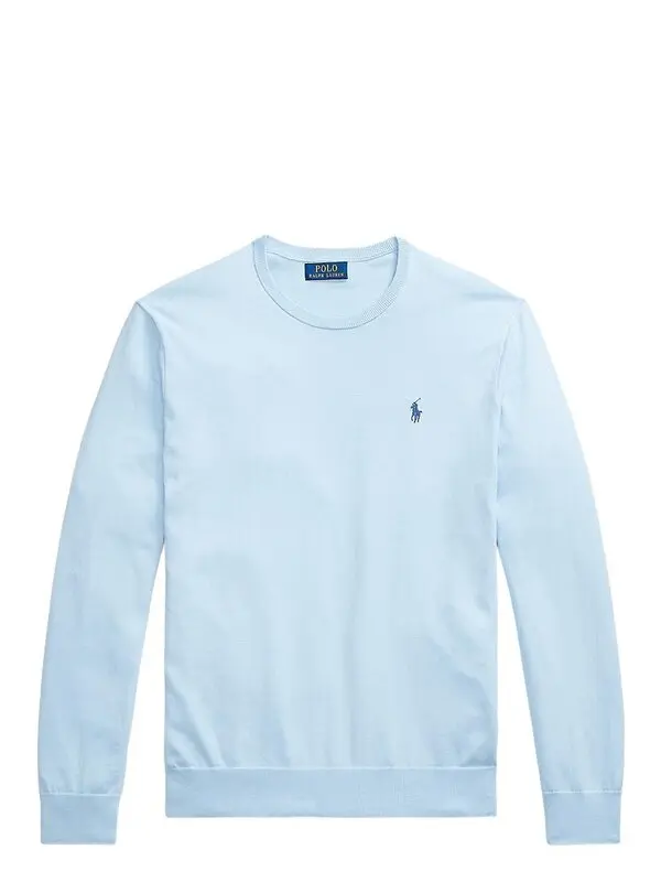 Polo Ralph Lauren Embroidered Crewneck Jumper - Blue
