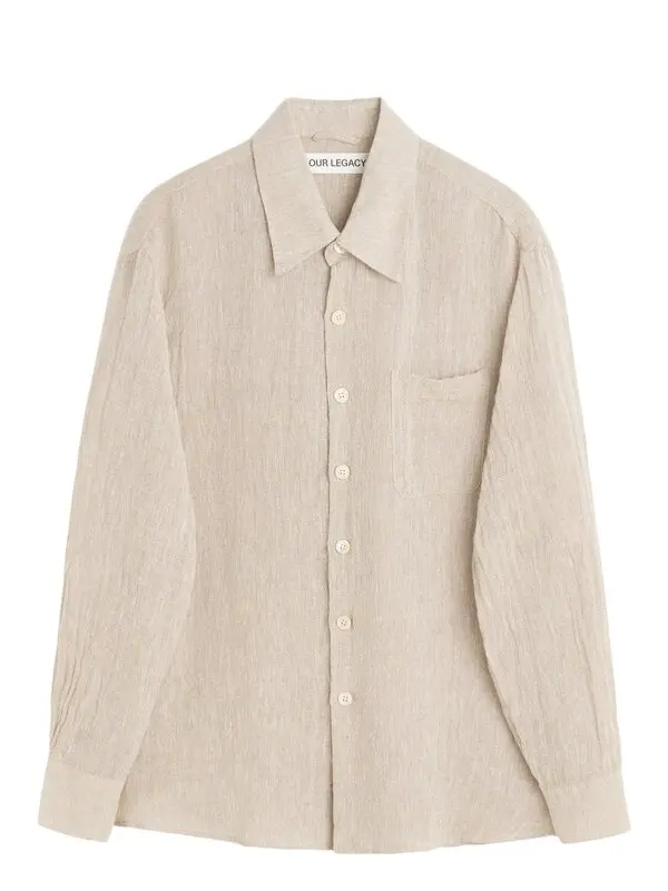 Our Legacy Above Long-sleeved Shirt - Nude