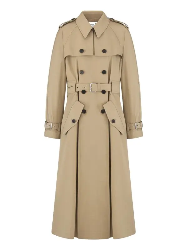 Dior Christian Double-breasted Belted Coat - No