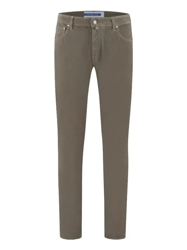 Jacob Cohen Mid-rise Straight Trousers - Green