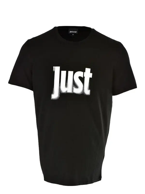 Just Cavalli Printed T-shirt - Black