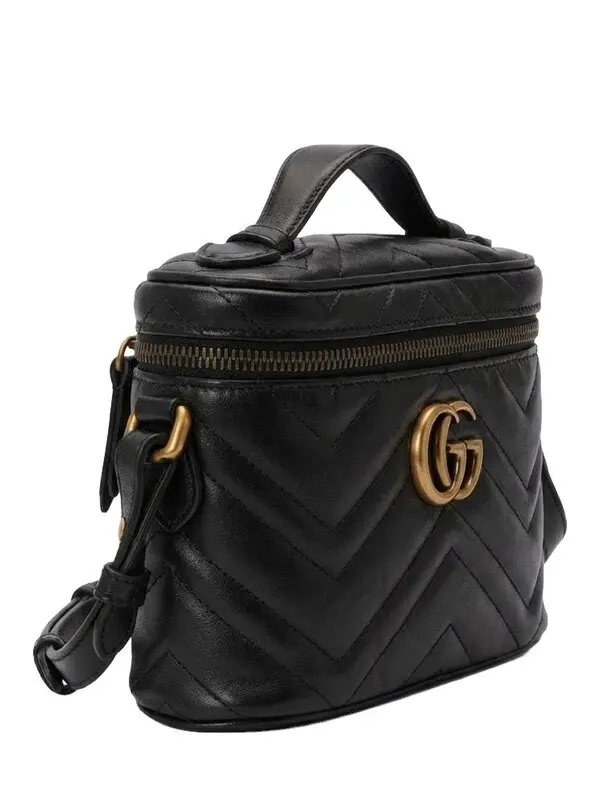 Gucci Gg Marmont Beauty Case - Black