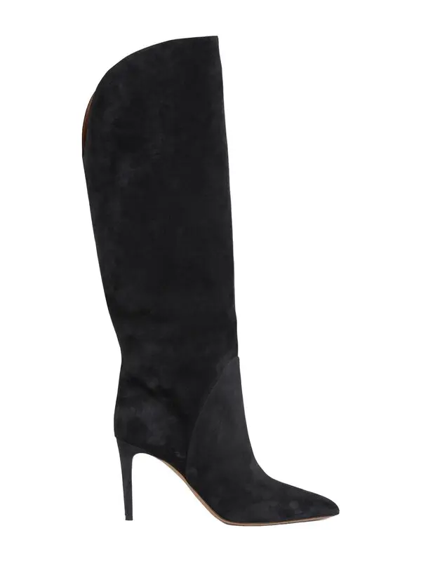 Paris Texas Gaia Pointed-toe Stiletto Boots - Black