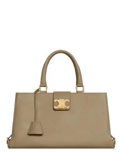 Celine Medium Appoline Bag In Calfskin - Brown