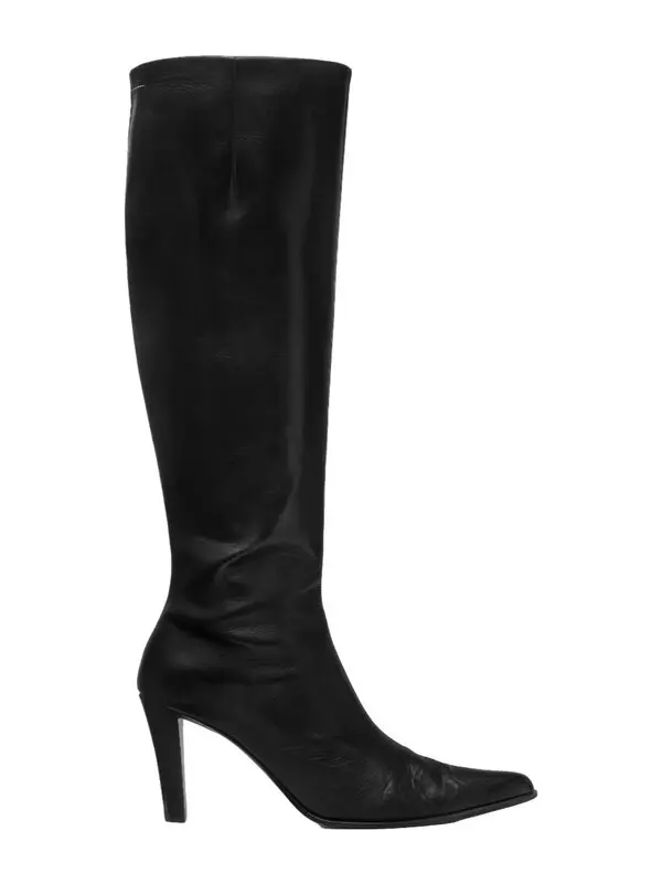 MAISON MARGIELA Pointed-toe High Heel Boots - Black