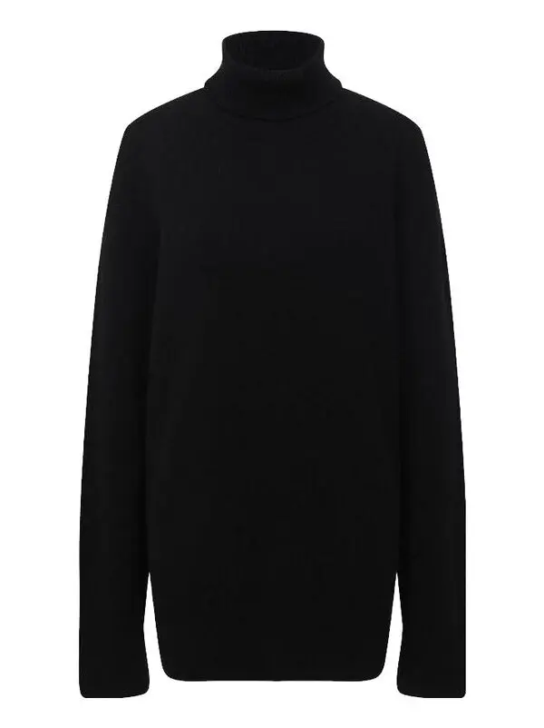 THE ROW Stepny Roll-neck Jumper - Black