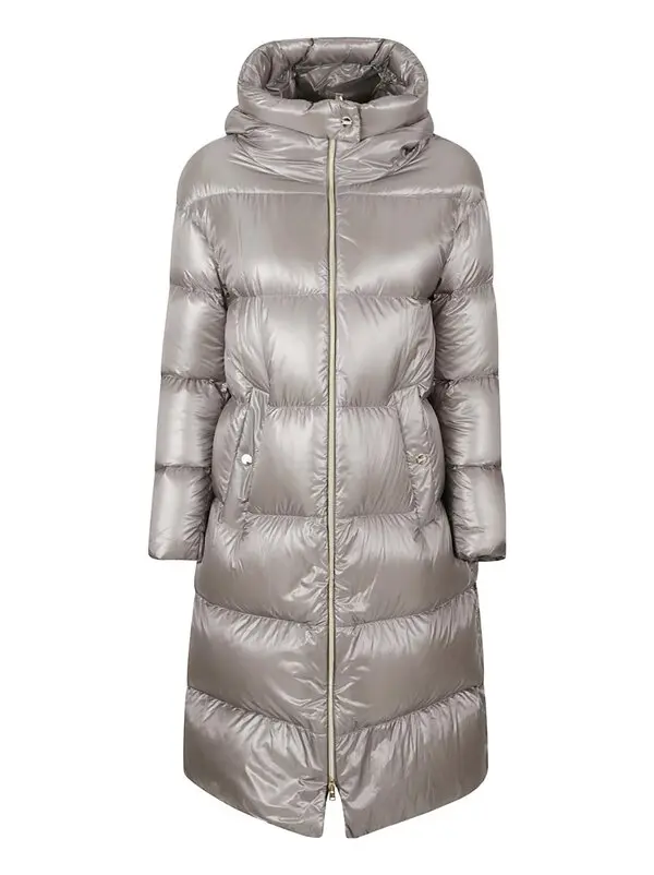 Herno Hooded Down Jacket - Gray