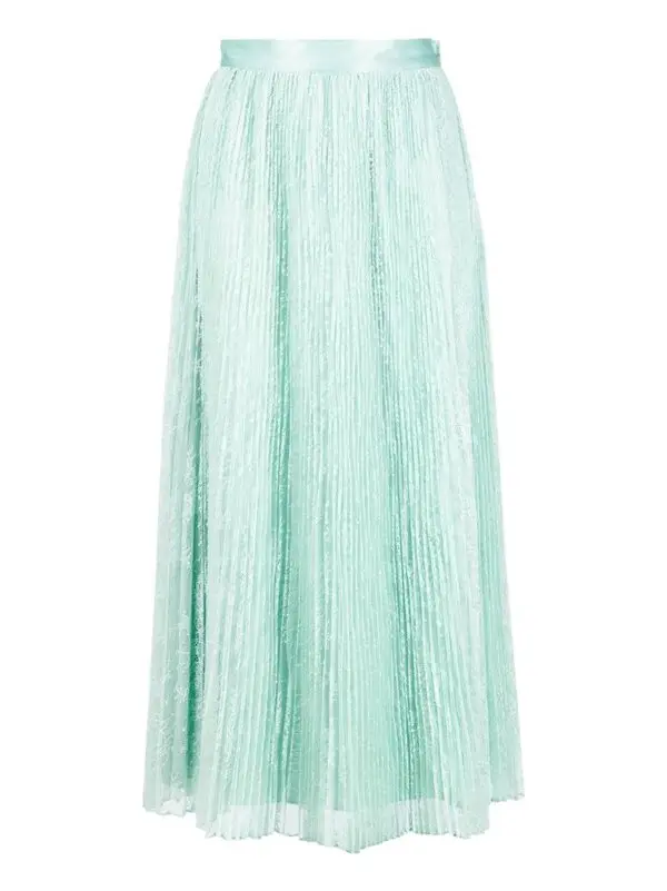 TWINSET Pleated Midi Skirt - Blue