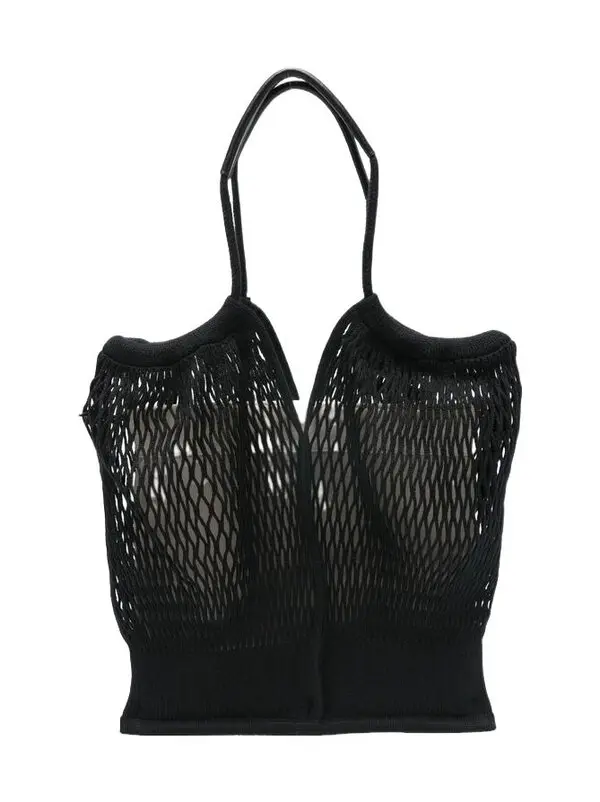 Hereu Double Handle Handbag - Black