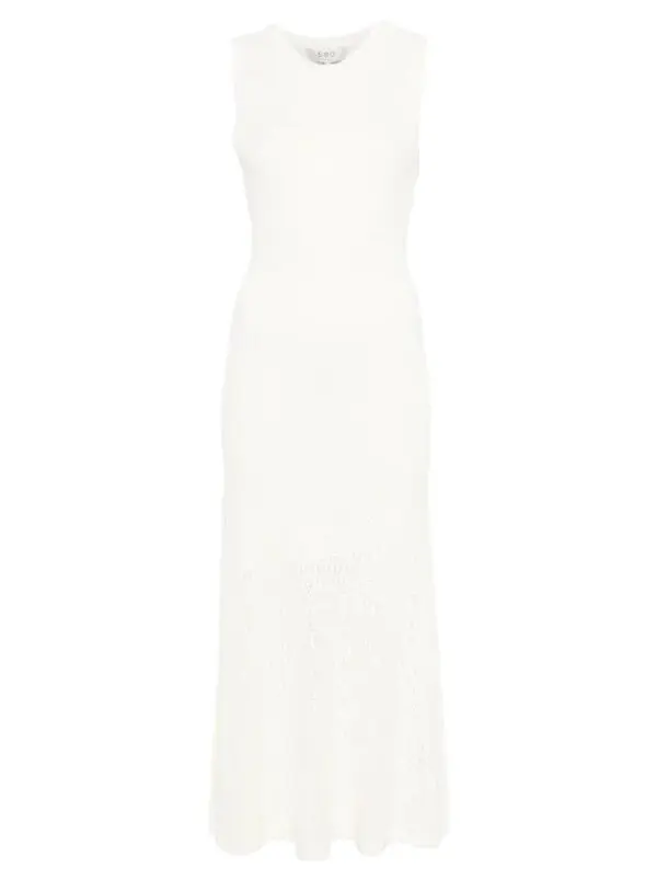 Sea Georgia Knit Maxi Dress - White