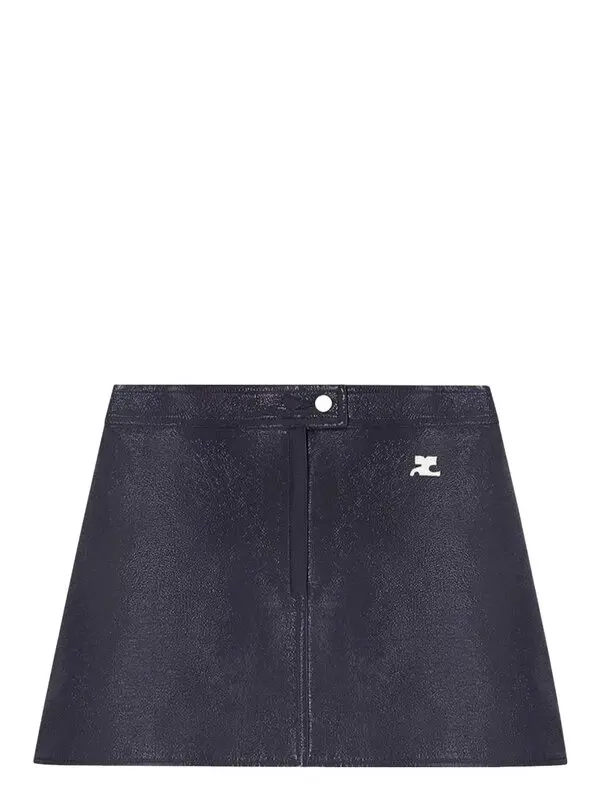 COURREGES Courrèges Courrèges Reedition Vinyl Mini Skirt - Denim