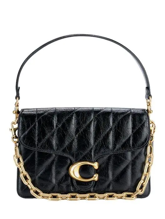 COACH Chain Tabby Shoulder Bag - Black