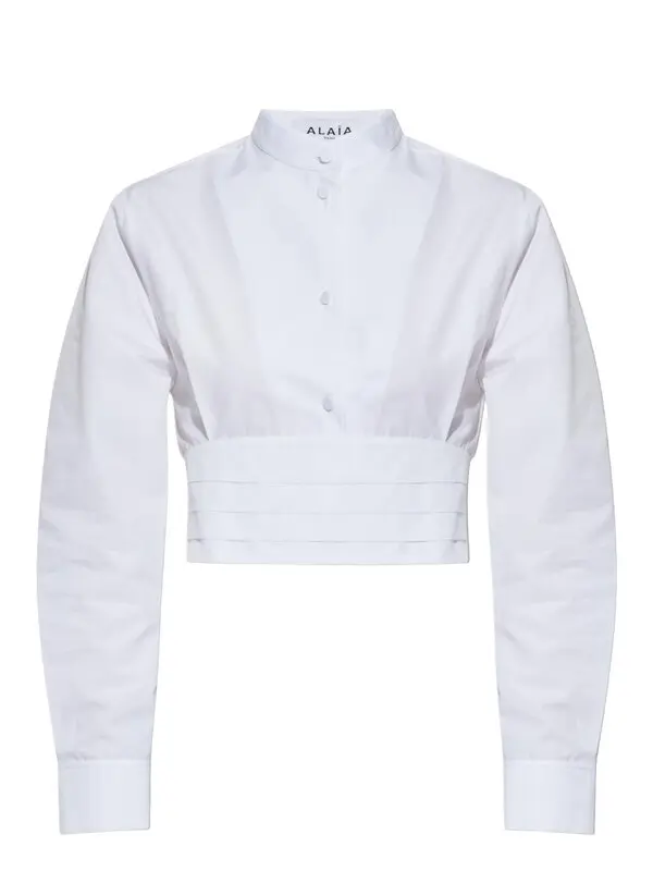 Alaïa Back Slit Shirt - White