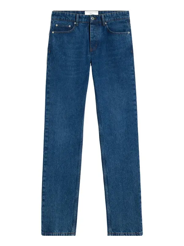 Ami Slim-fit Straight-leg Jeans - Blue