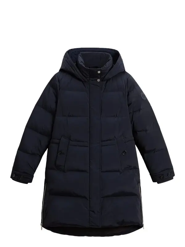 Woolrich Alsea Hooded Down Jacket - Black