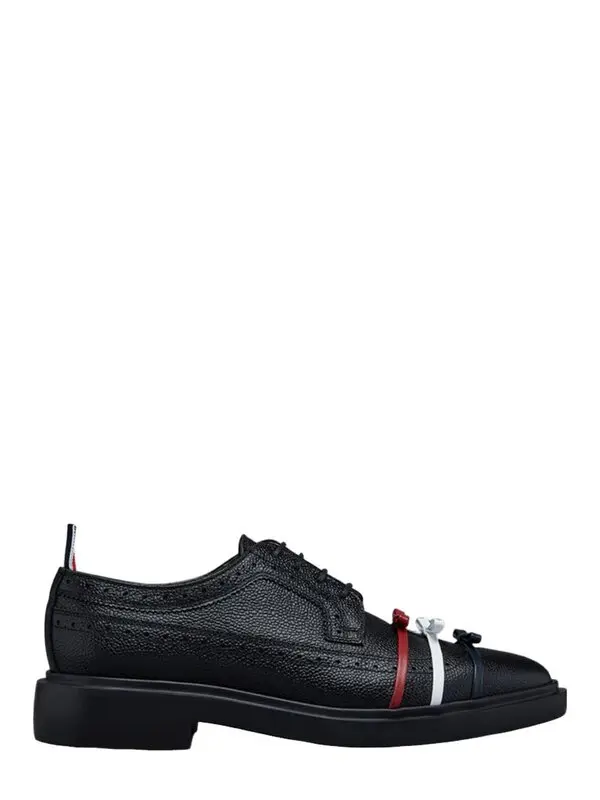 Thom Browne Longwing Brogues With Bow Detailing - Black
