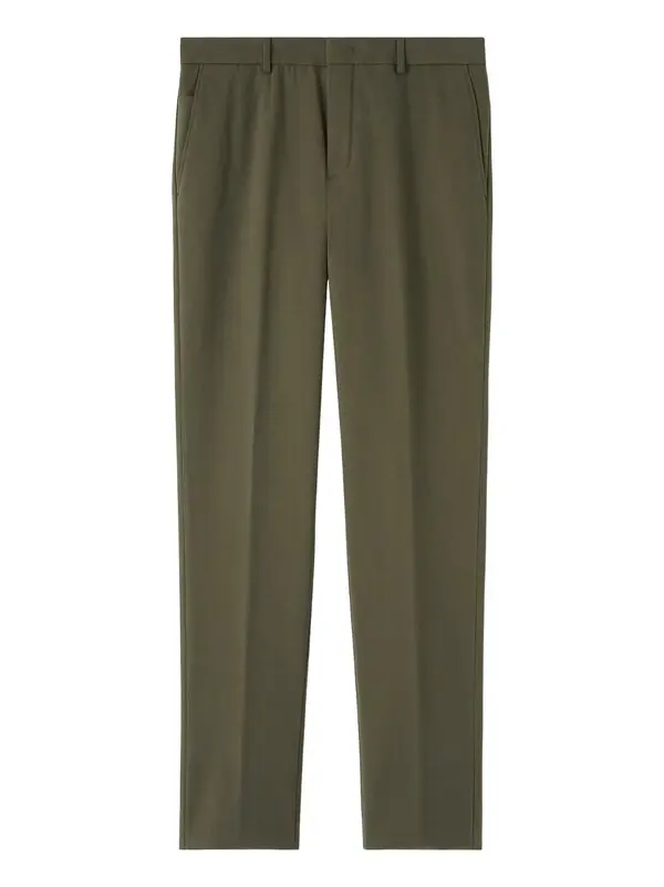 Loro Piana Tailored Belt Loop Trousers - Green