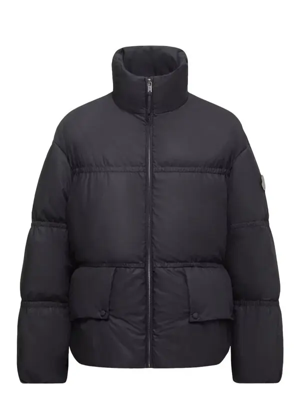 Moncler Jil Sander Mimimycin Short Down Jacket With Stand Collar - Navy Blue