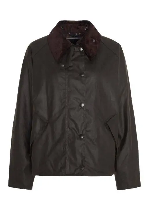 Barbour Long-sleeved Casual Jacket With Logo Embellishment - Black