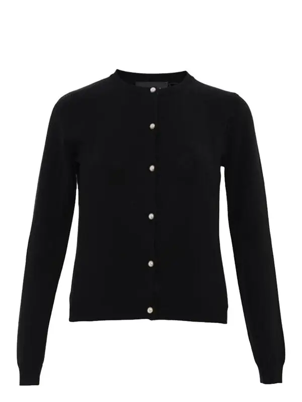 Moschino Knitted Design Cardigan - Black