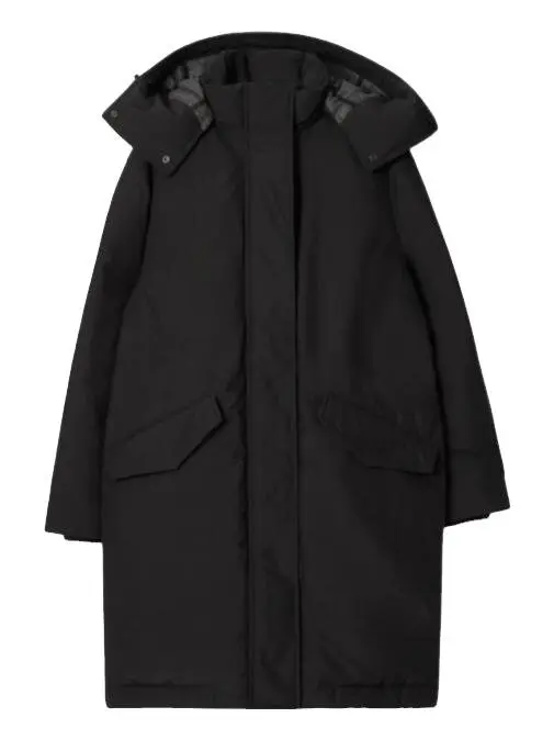 Burberry Down-filled Hooded Parka - Black