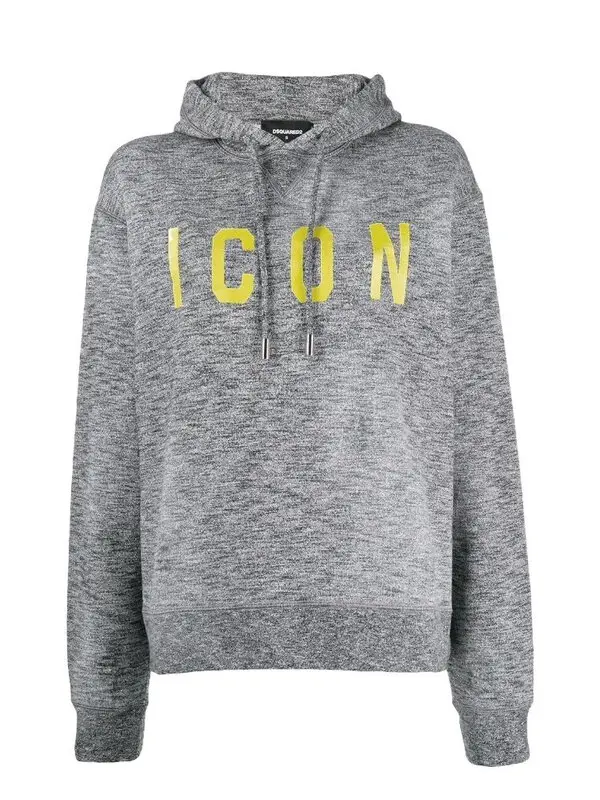 Dsquared2 Icon Hooded Sweater - Gray
