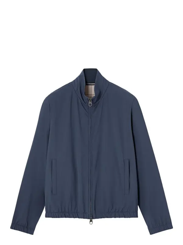 Loro Piana Long Sleeve Zip Up Jacket - Blue