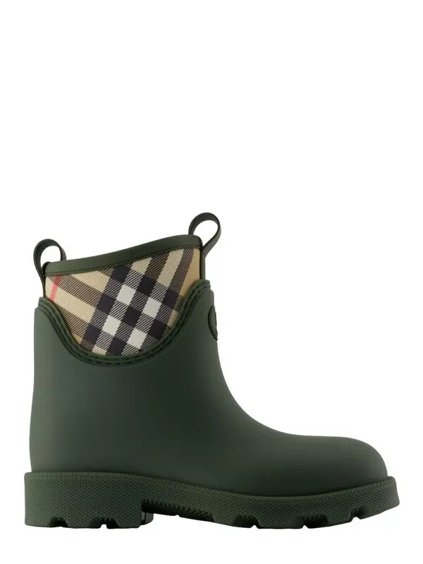 Burberry Marsh Stamp Low Ankle Boots - Loch