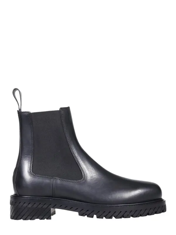Off-White Combat Chelsea Boots - Black