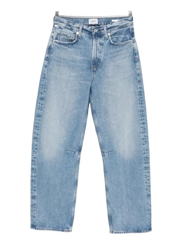 Citizens Of Humanity Miro Faded Effect Wide-leg Jeans - Blue