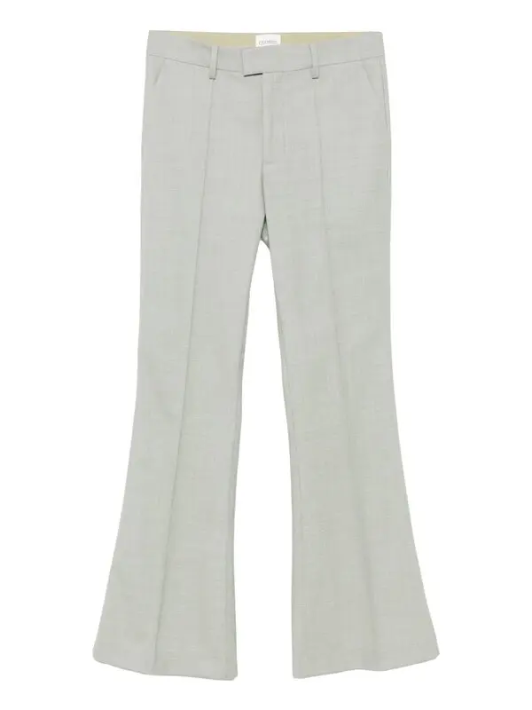 Closed Denair Trousers Flared Tailored Pants - White