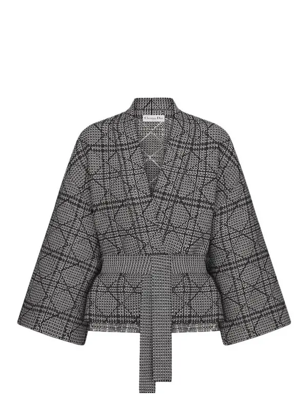 Dior Cannage Pattern Jacket - Black