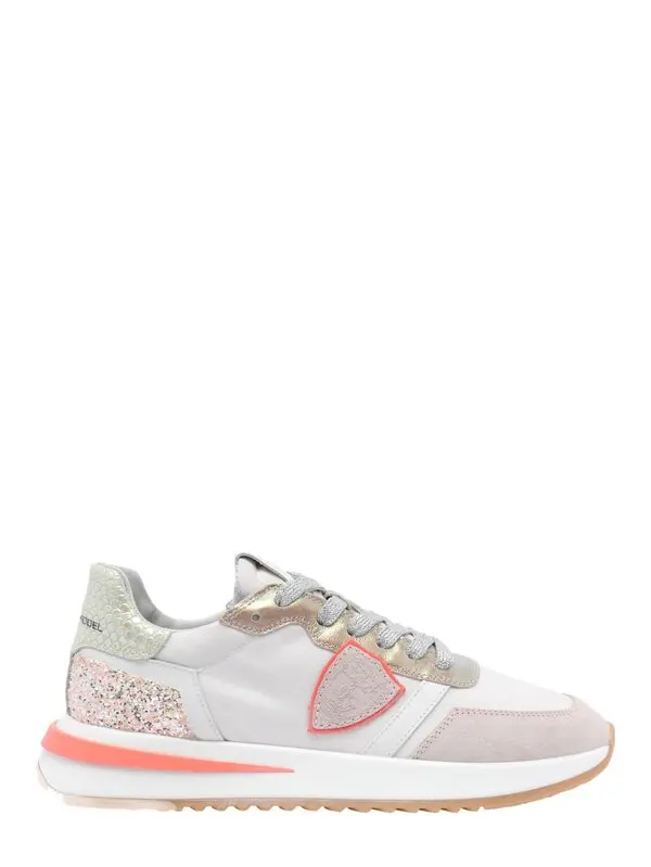 Philippe Model Tropez 2.1 Lace-up Sneakers - White/multi