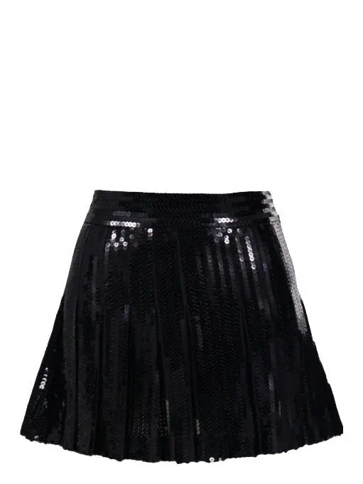 P.a.r.o.s.h Sequined Mini Skirt - Black